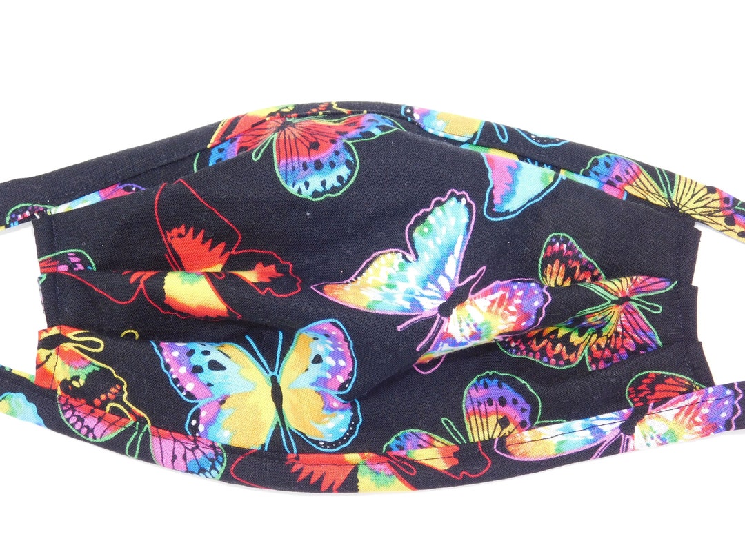 Colorful Butterflies Mask - Etsy