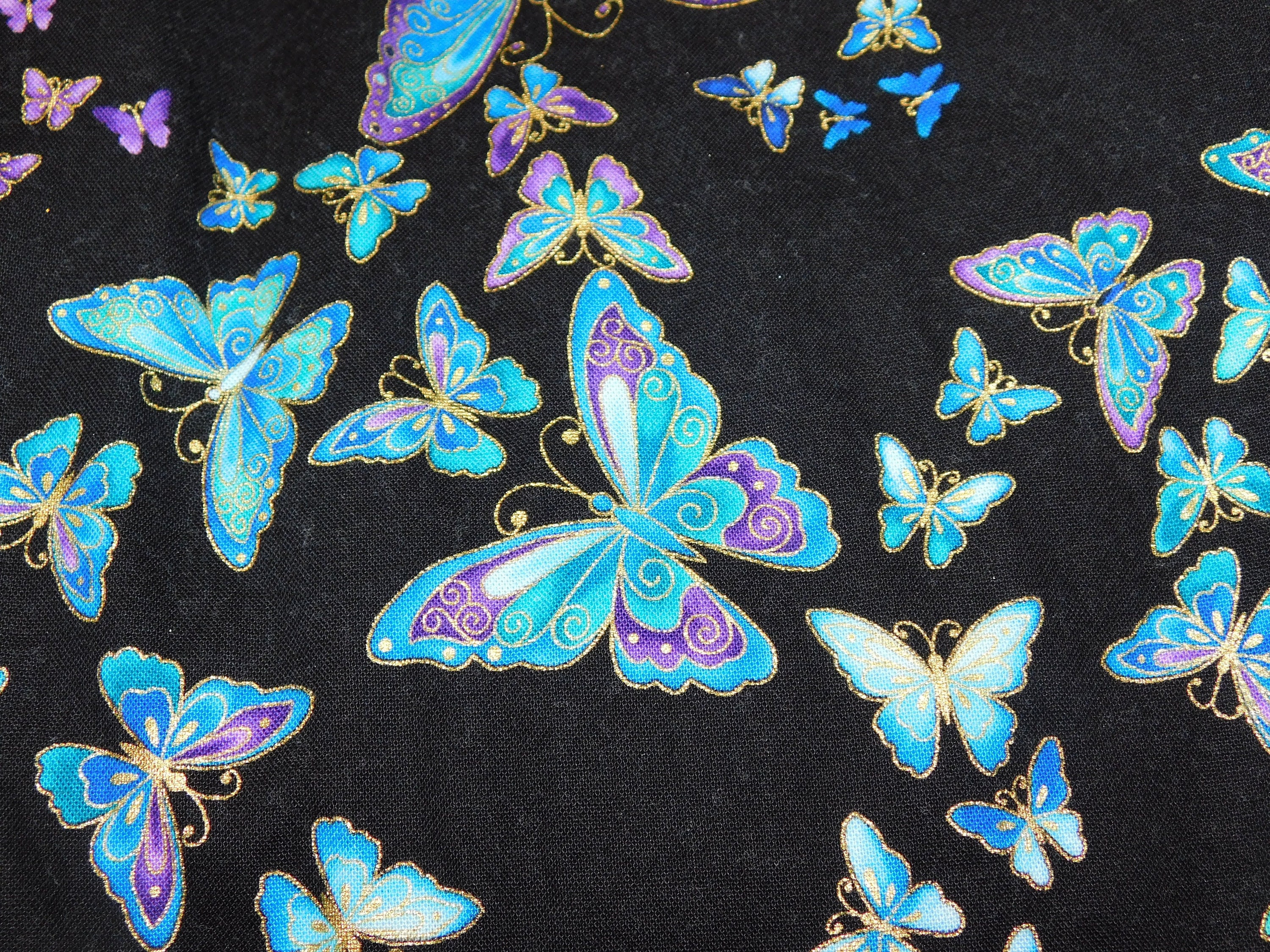 Floating Blue Butterflies Mask - Etsy
