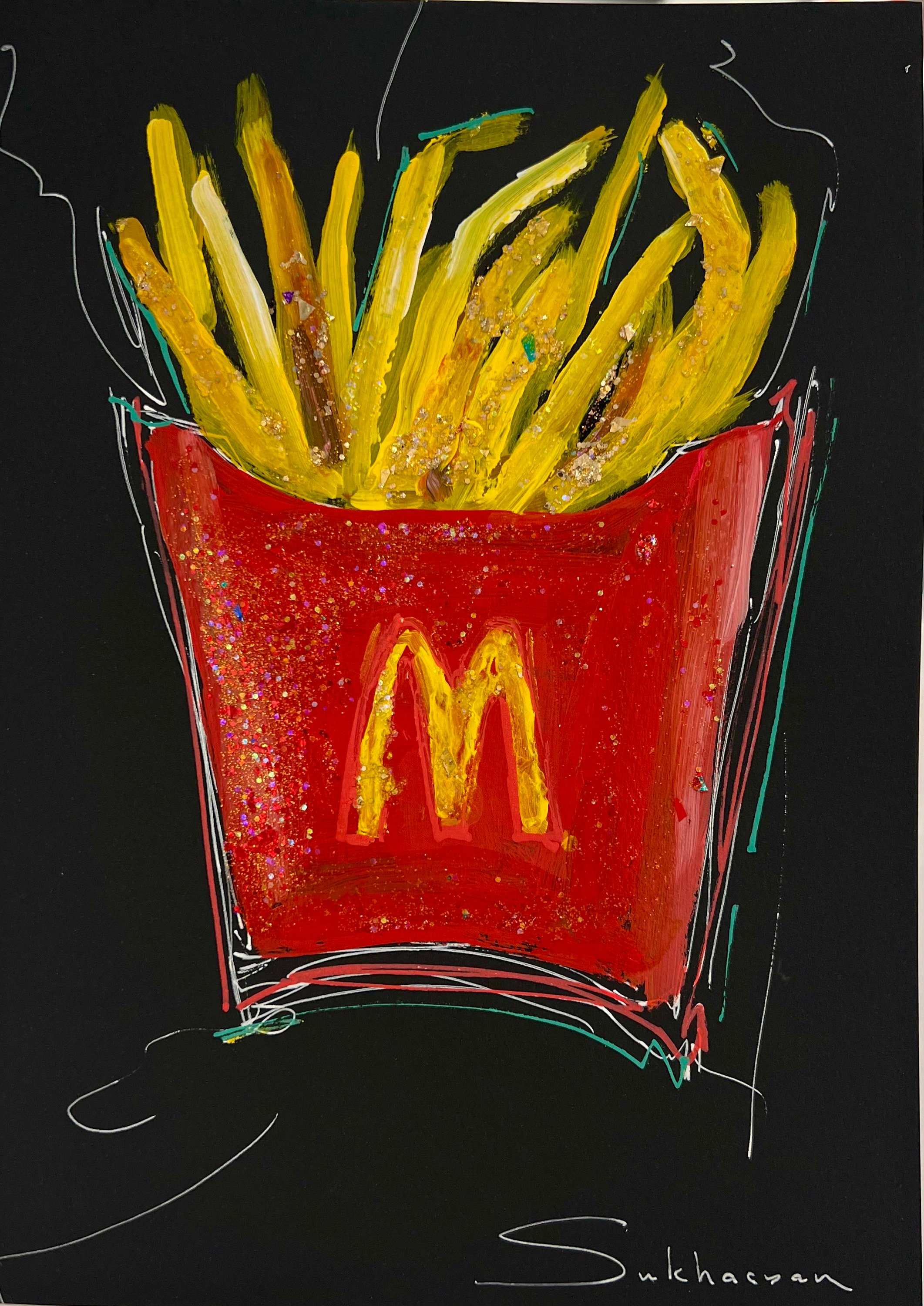 Mcdonalds French Fries Drawing