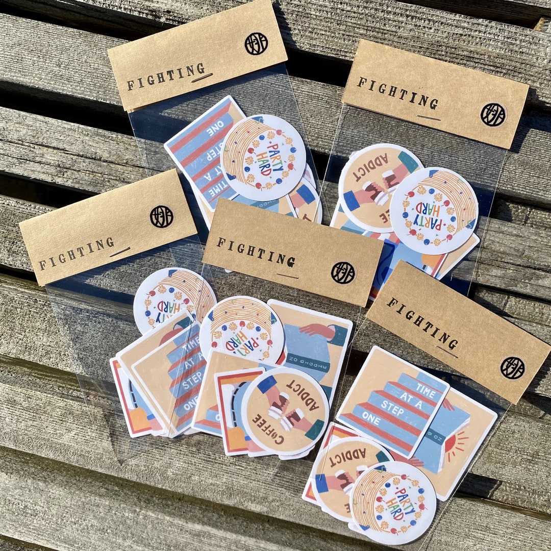 Stickers | Fighting - Etsy