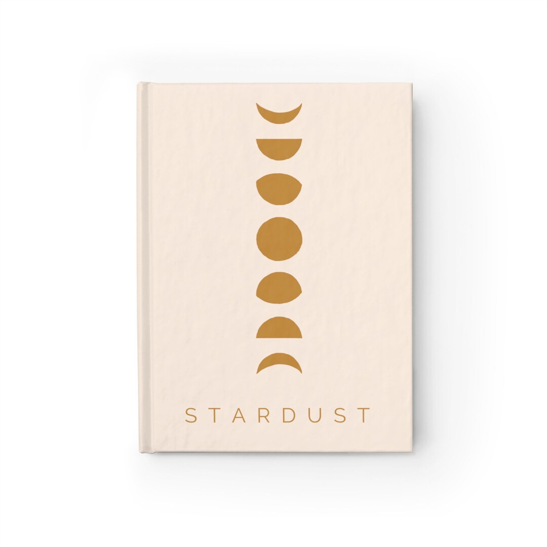 Moon Cycle Journal, Magic Journal, Stardust, Stars, Blank Journal ...