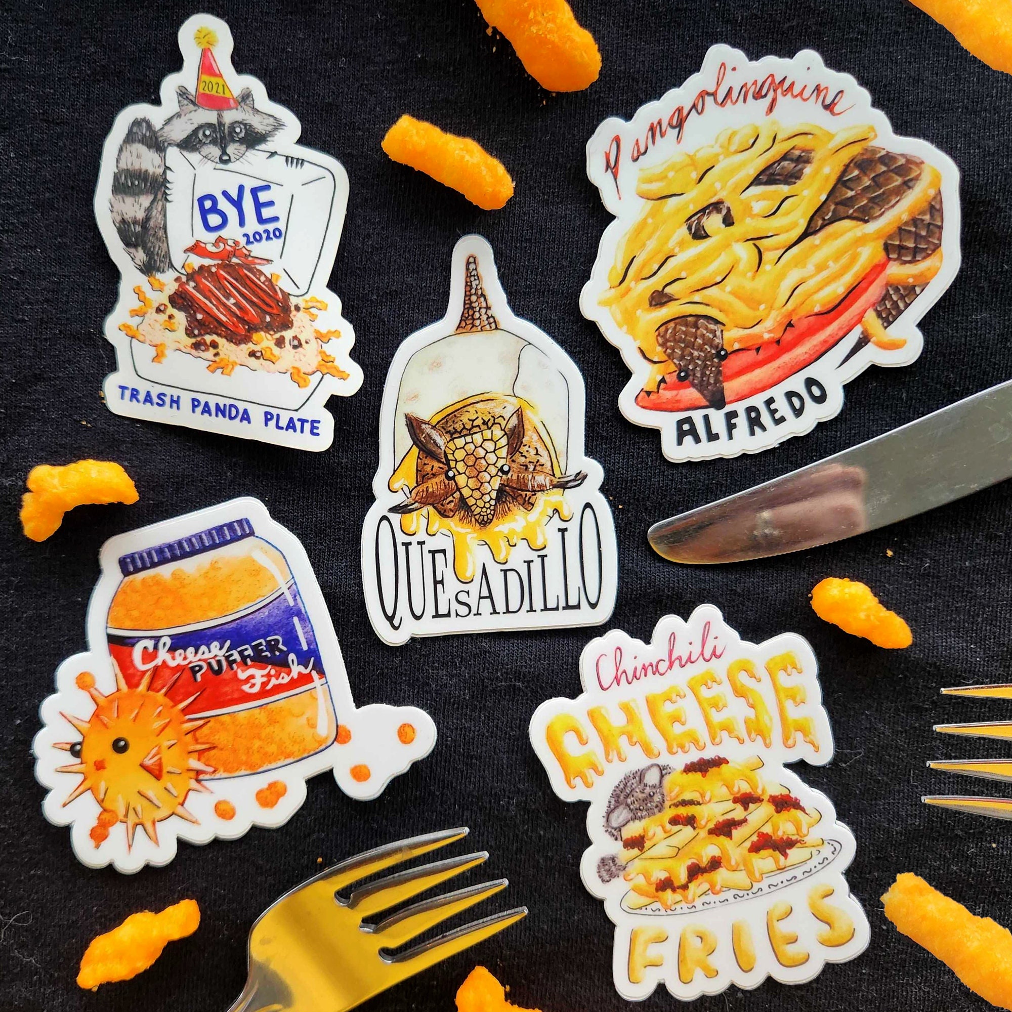 The Animal Food Pun Sticker Gift Bundle - Etsy