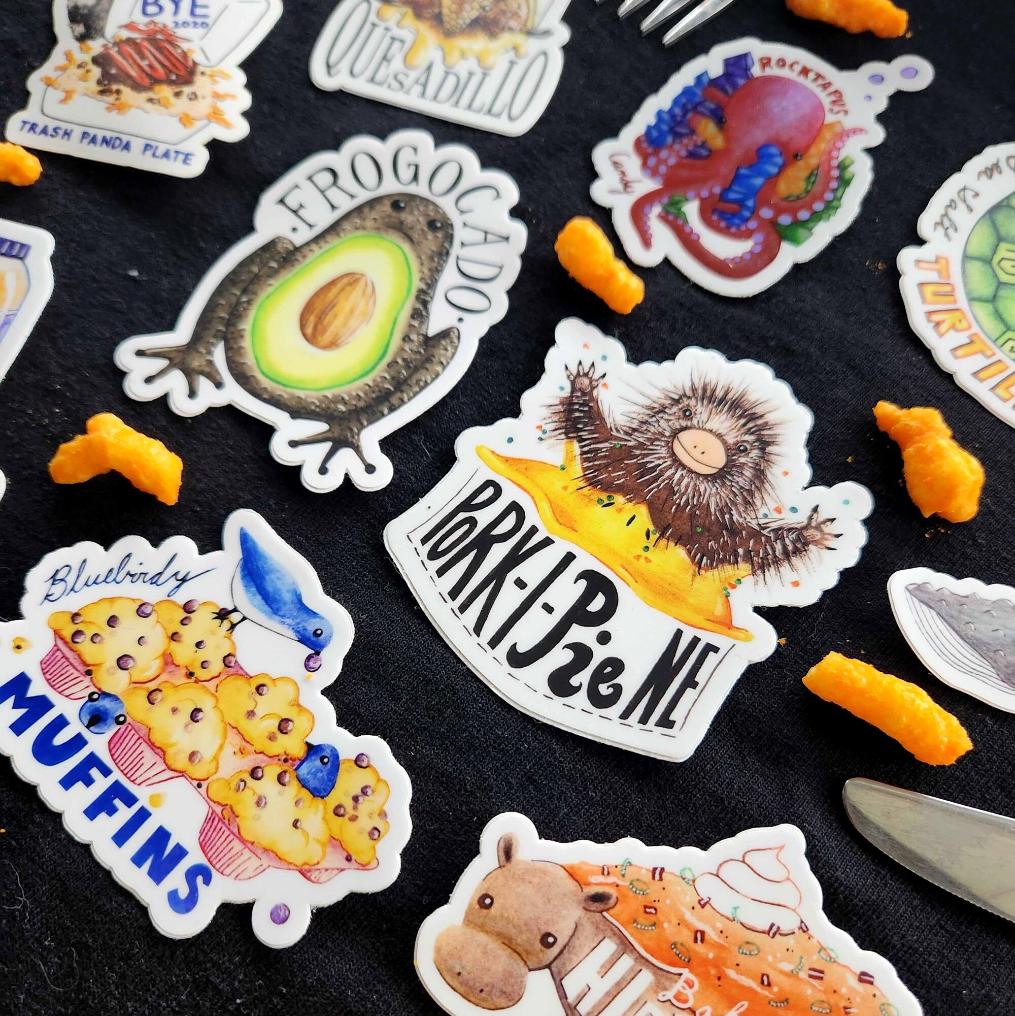 The Animal Food Pun Sticker Gift Bundle - Etsy