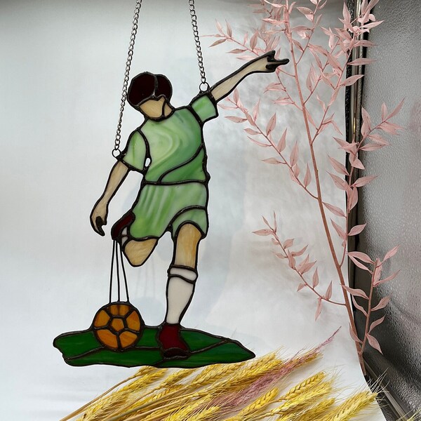 Stained Glass Soccer - Etsy