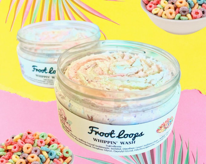 Froot Loops Whippin' Wash Whipped Soaps Whipped Body Care Skincare Soaps Shaving Cream Cereal ...