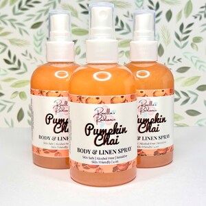 Pumpkin Chai Body & Linen Spray | Fall Products | Fall Skincare ...