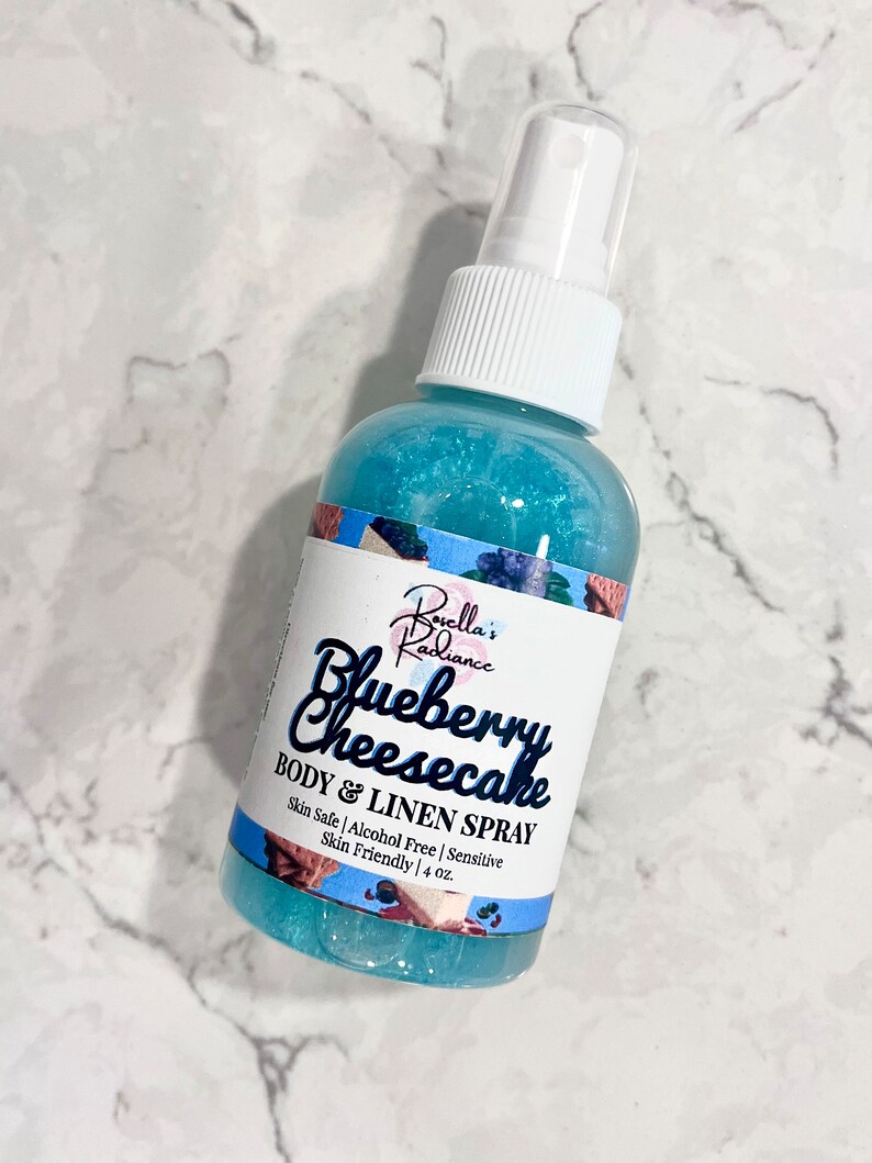 Blueberry Cheesecake Body & Linen Spray | Gourmand Scent | Body Sprays ...