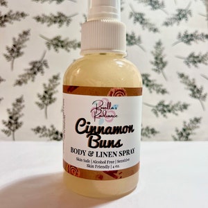 Cinnamon Buns Body & Linen Spray | Bakery Scents | Gourmand | Alcohol ...