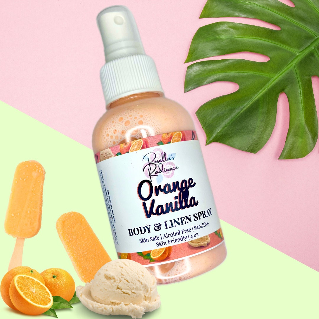 Orange Vanilla Body & Linen Spray | Citrus Scents | Sweet Scents ...