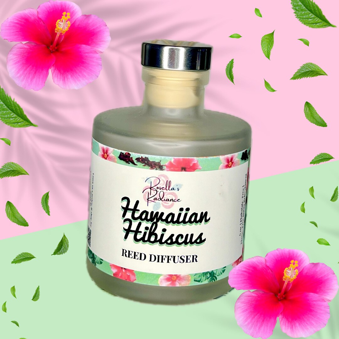 Hawaiian Hibiscus Reed Diffuser | Candles | Oil Diffuser | Reed Sticks ...