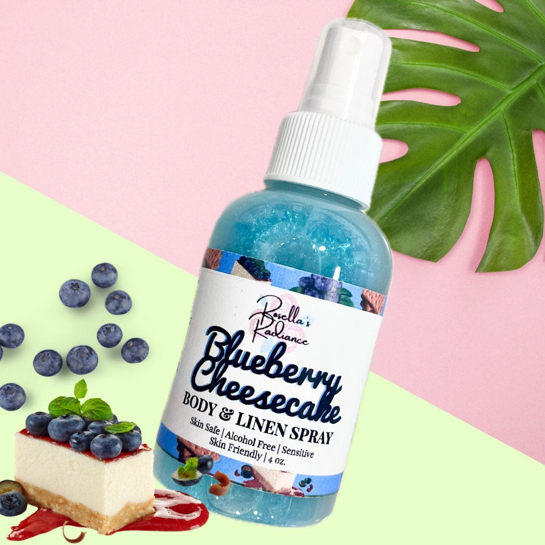 Blueberry Cheesecake Body & Linen Spray | Gourmand Scent | Body Sprays ...