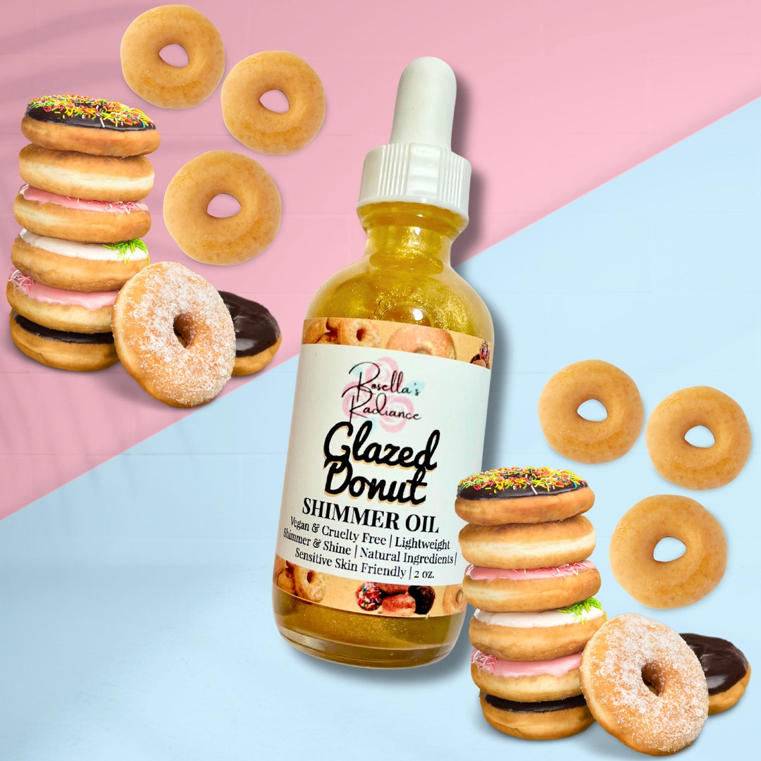 Glazed Donut Shimmer Oil | Bakery Scents | Body Oil | Summer Scent ...