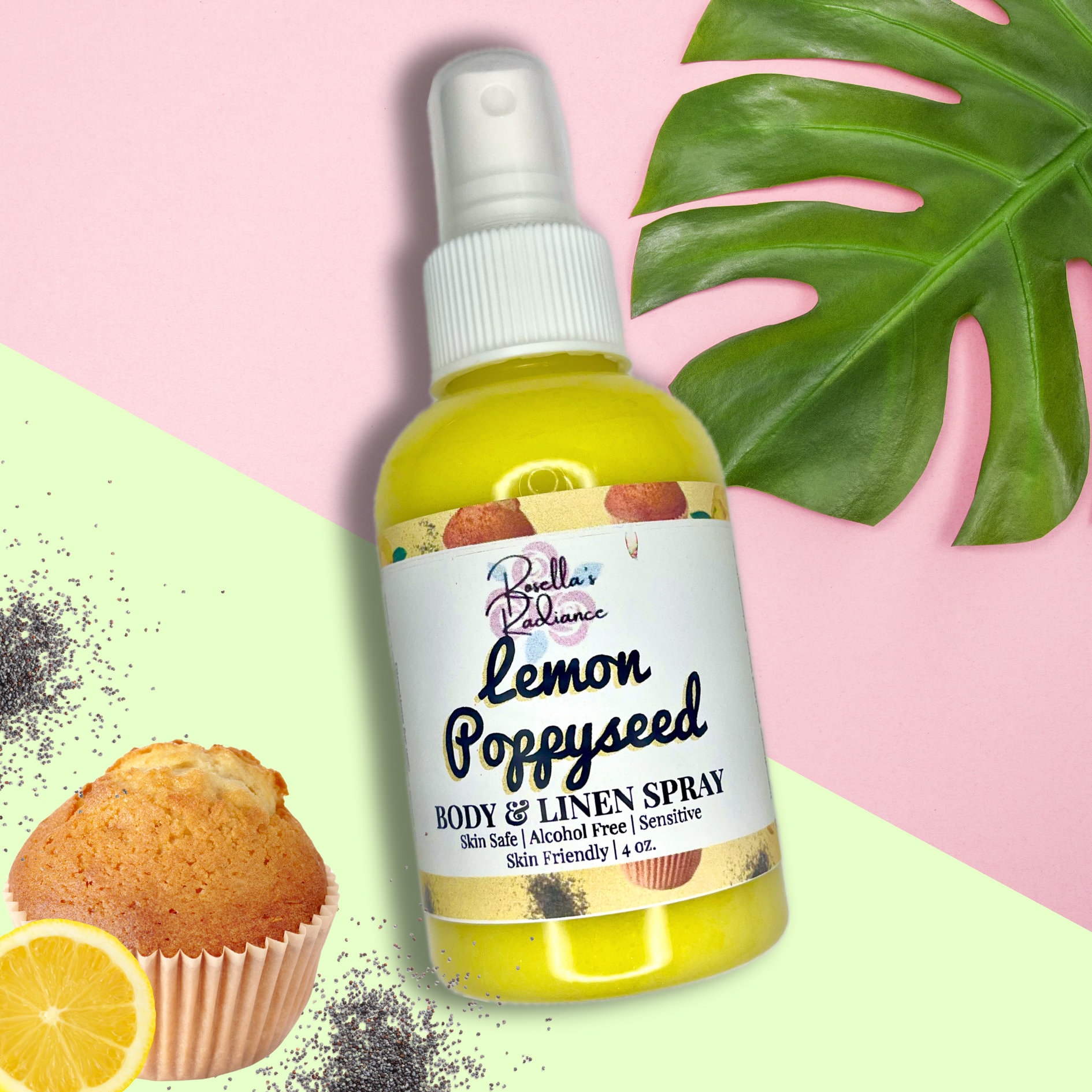 Lemon Poppyseed Body & Linen Spray | Perfume | Gourmand | Bakery Scents ...