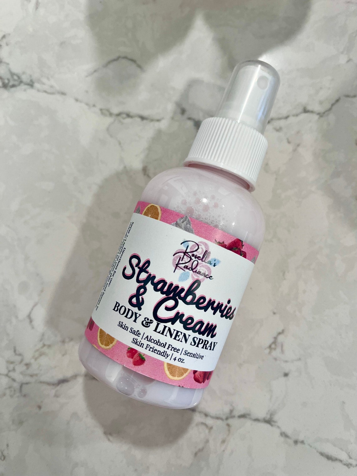 Strawberries and Cream Body & Linen Spray | Gourmand Scent | Body ...