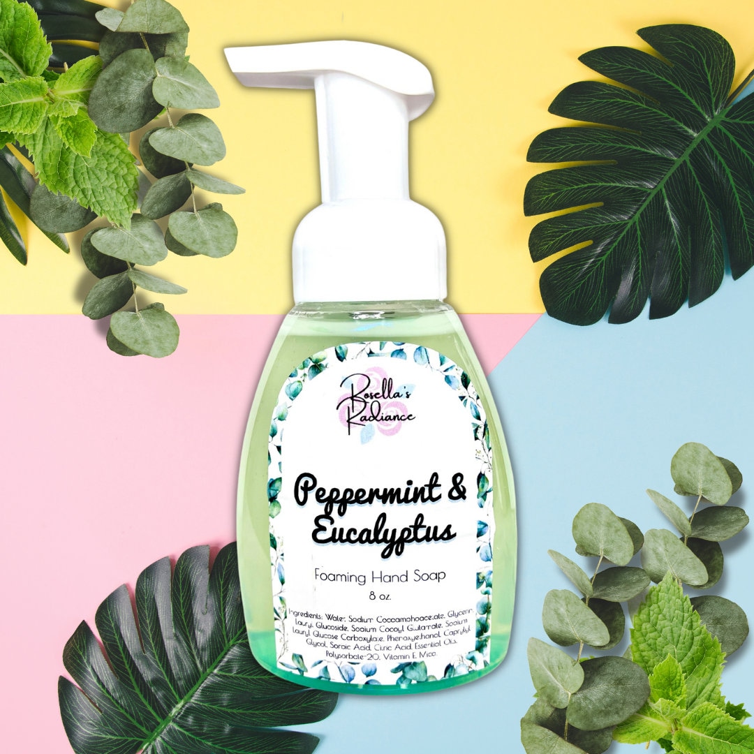 Peppermint & Eucalyptus Foaming Hand Soap | Hand Wash | Hand Soaps ...
