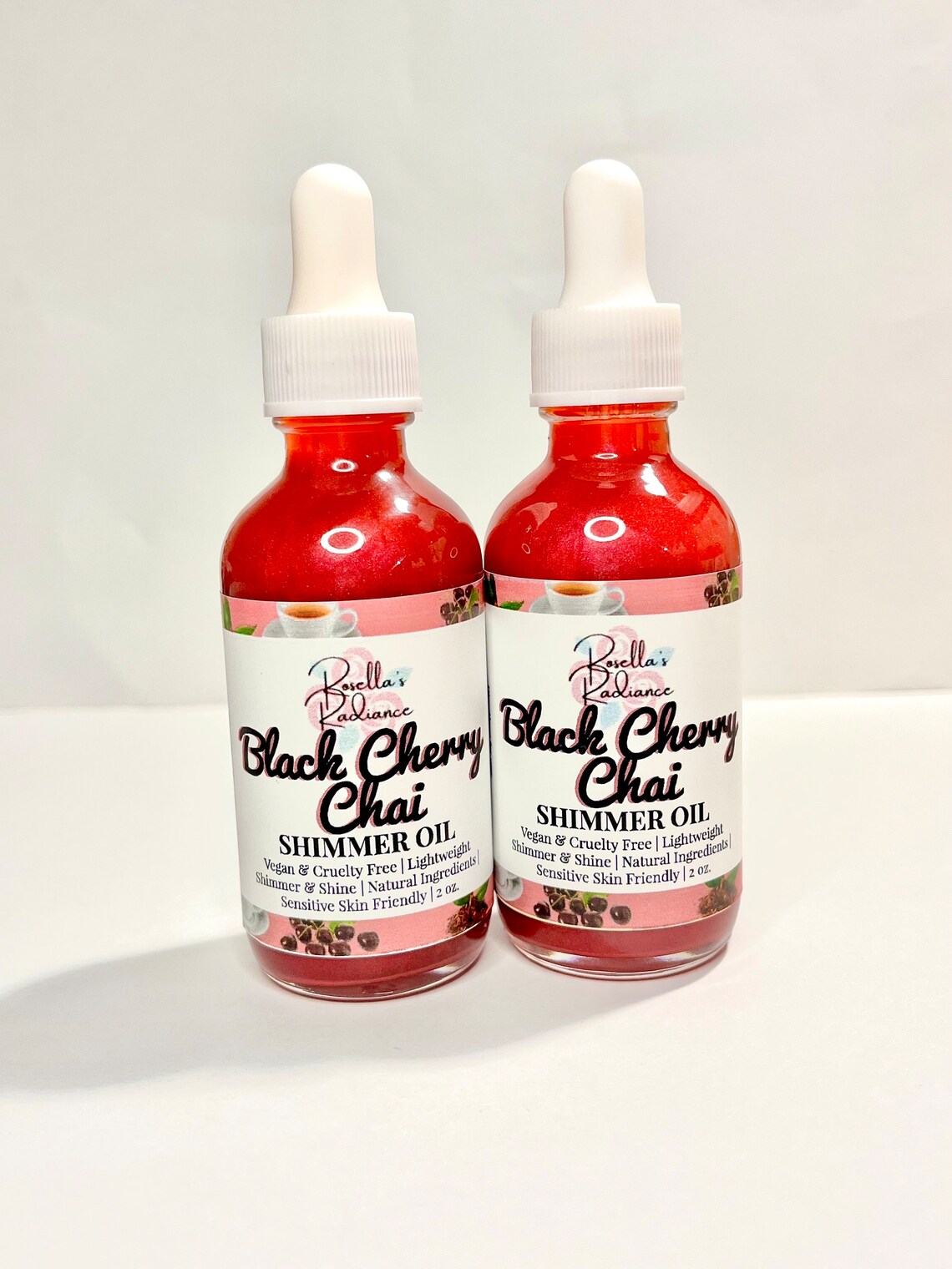 Black Cherry Chai Shimmer Oil | Skincare | Fall | Body Oil | Skin Oil ...