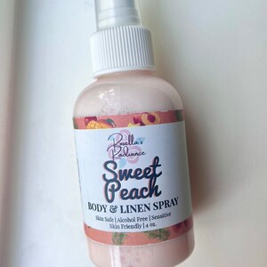 Sweet Peach Body & Linen Spray | Summer Scents | Summer Perfume ...
