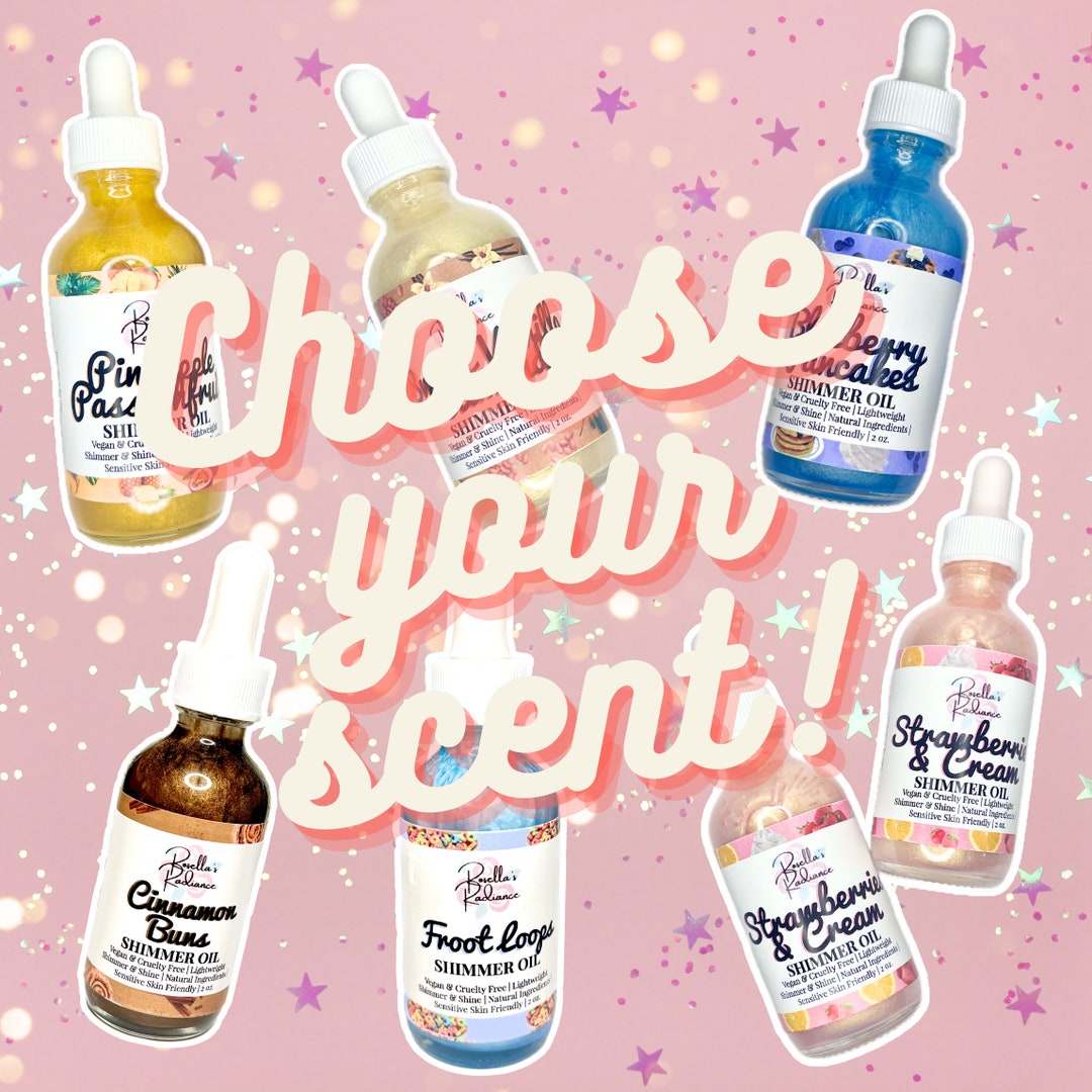 CREATE Your Own Scented Shimmer Oil | Body Oil | Summer | Glitter Oil ...
