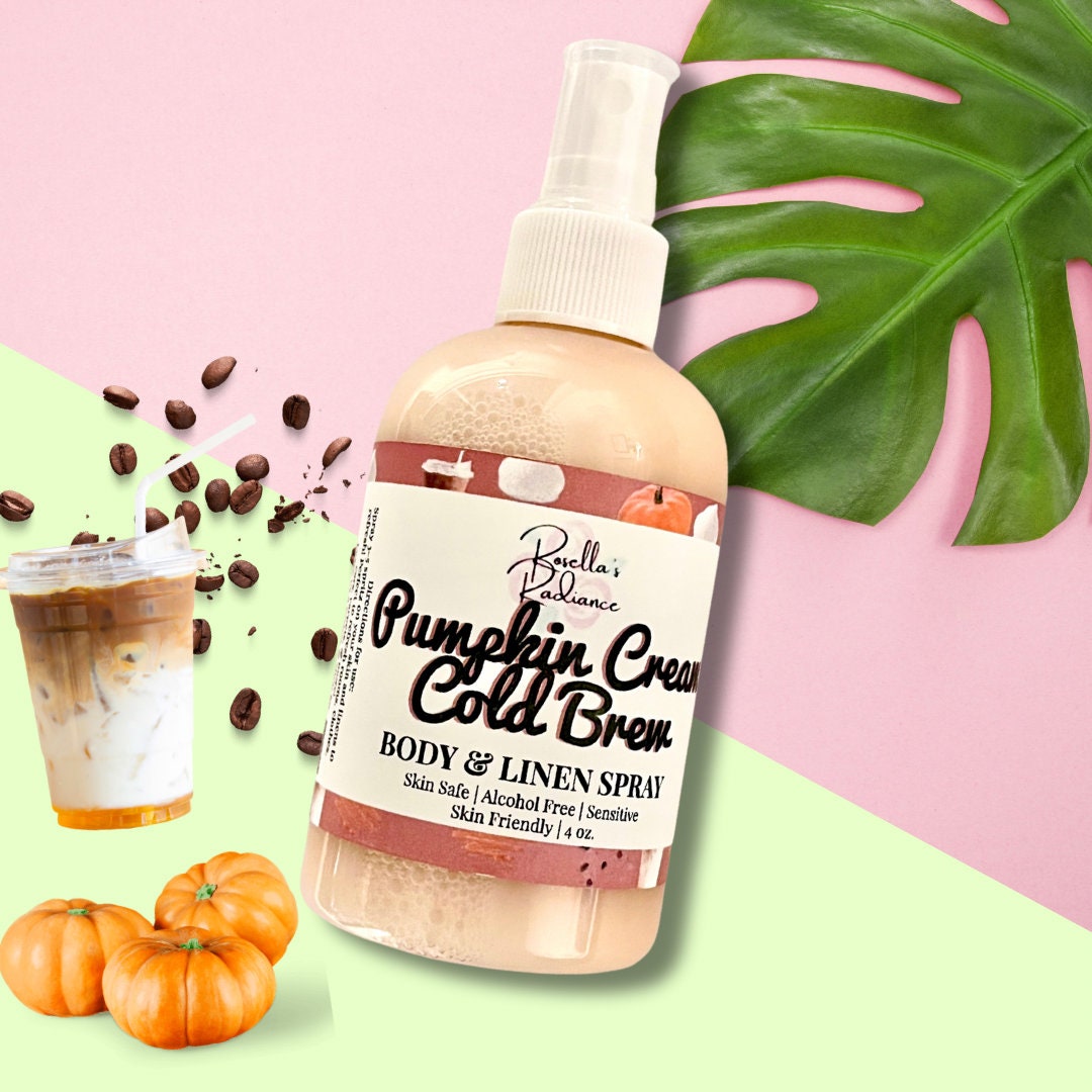 Pumpkin Cream Cold Brew Body & Linen Spray | Coffee Scented | Pumpkin ...