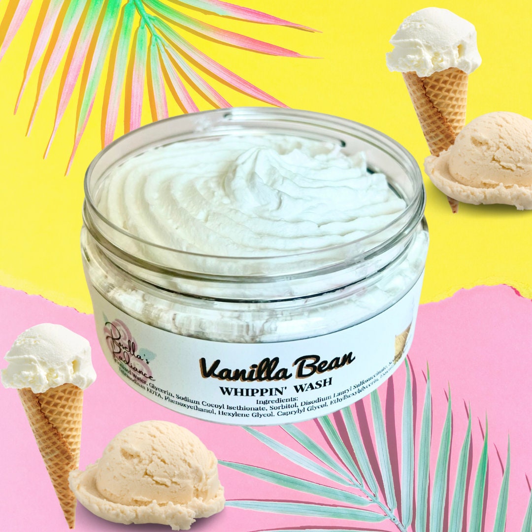 Vanilla Bean Whippin' Wash | Whipped Soap | Skincare | Shaving Cream - Etsy