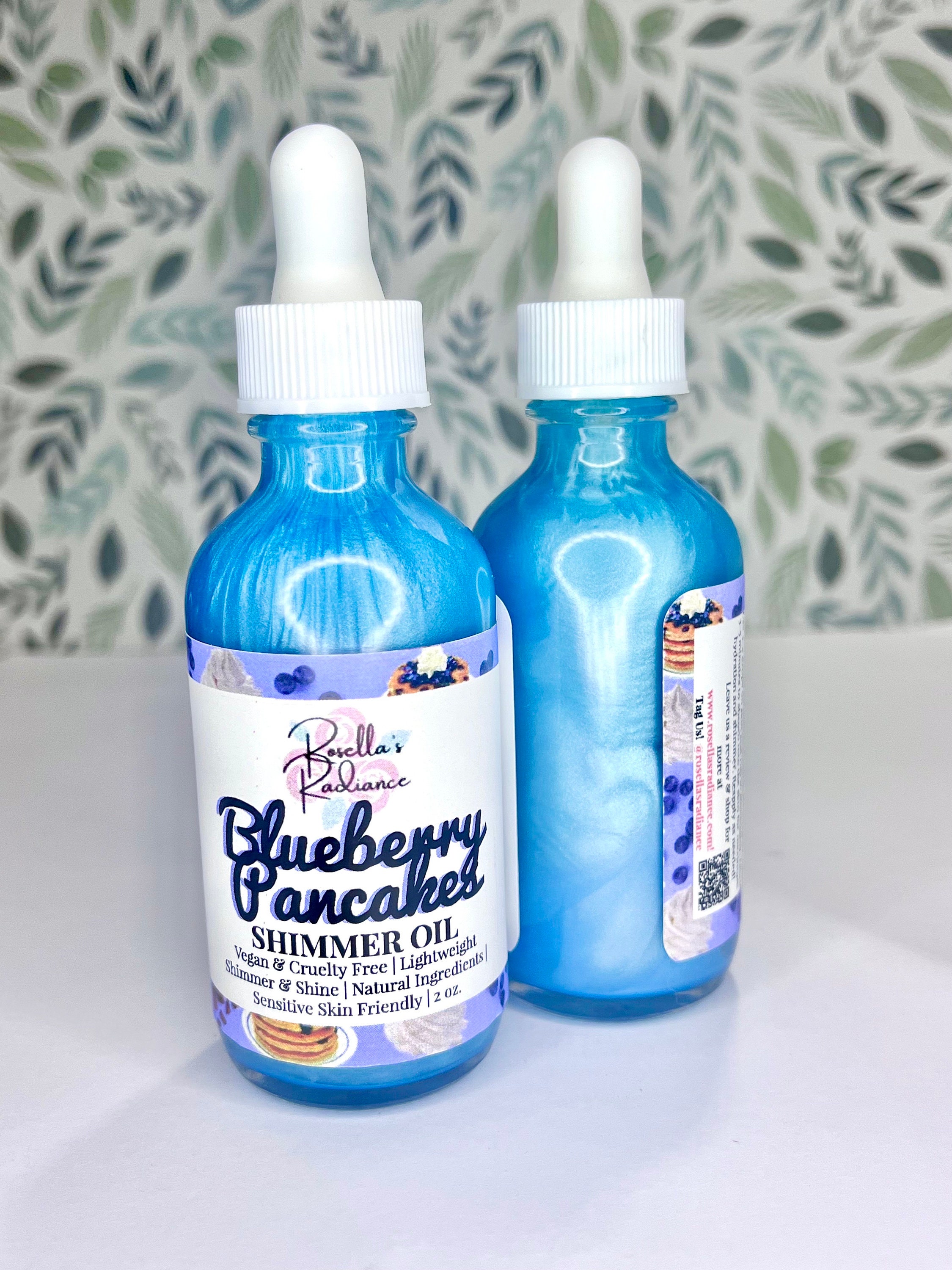 Blueberry Pancakes Shimmer Oil | Body Oils | Breakfast | Food Scented ...