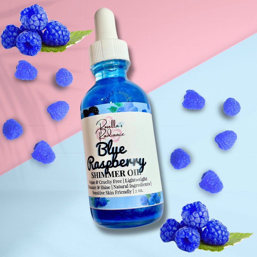 Blue Raspberry Shimmer Oil | Body Oil | Candy Scented | Sweet Scents ...