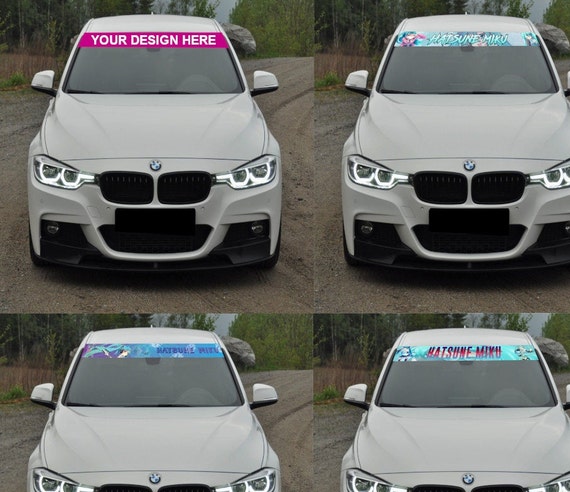 Custom Itasha Car Banner for Your JDM Car Universal Fitment - Etsy