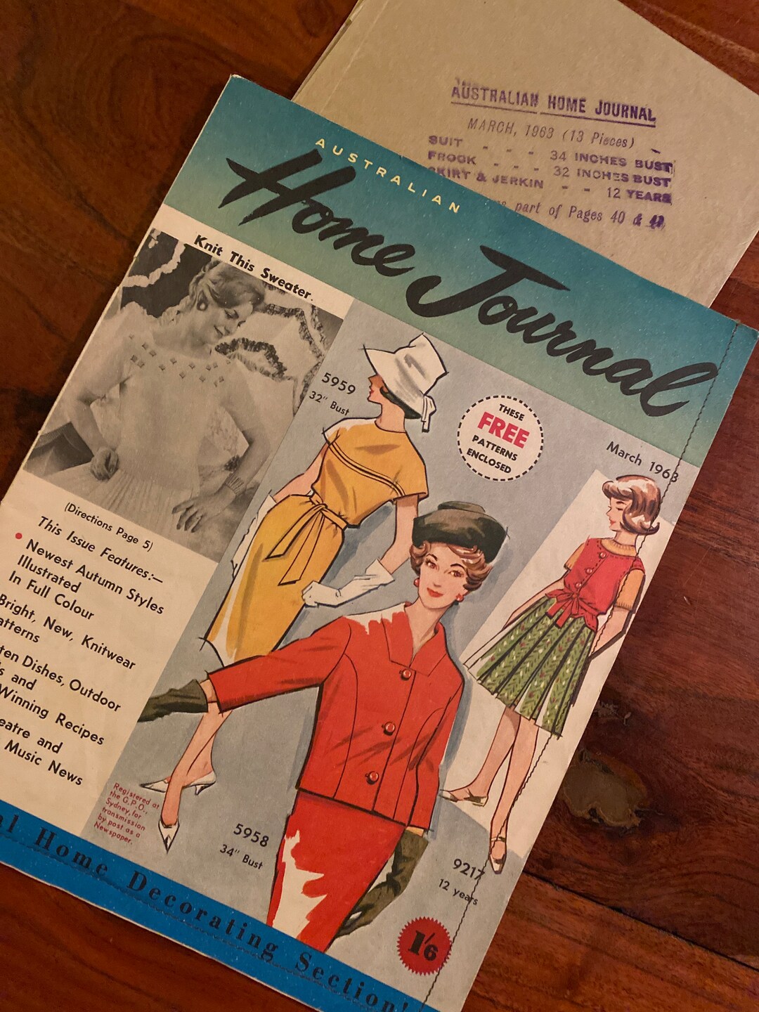 1963 Australian Home Journal Sealed as New - Etsy