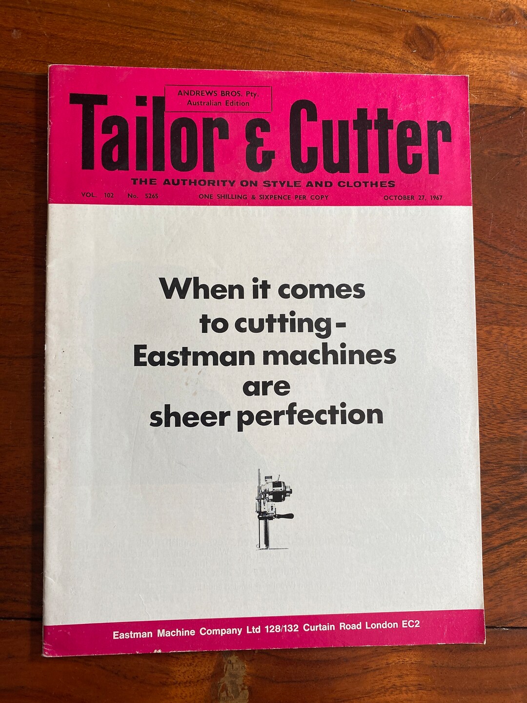 Tailor & Cutter 1967 Trade Magazine - Etsy