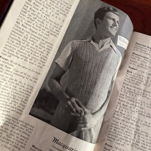 Sunglo Mens Knitting Book - Etsy