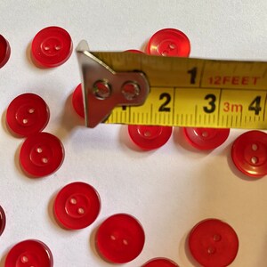 10mm Red Round Buttons - Etsy