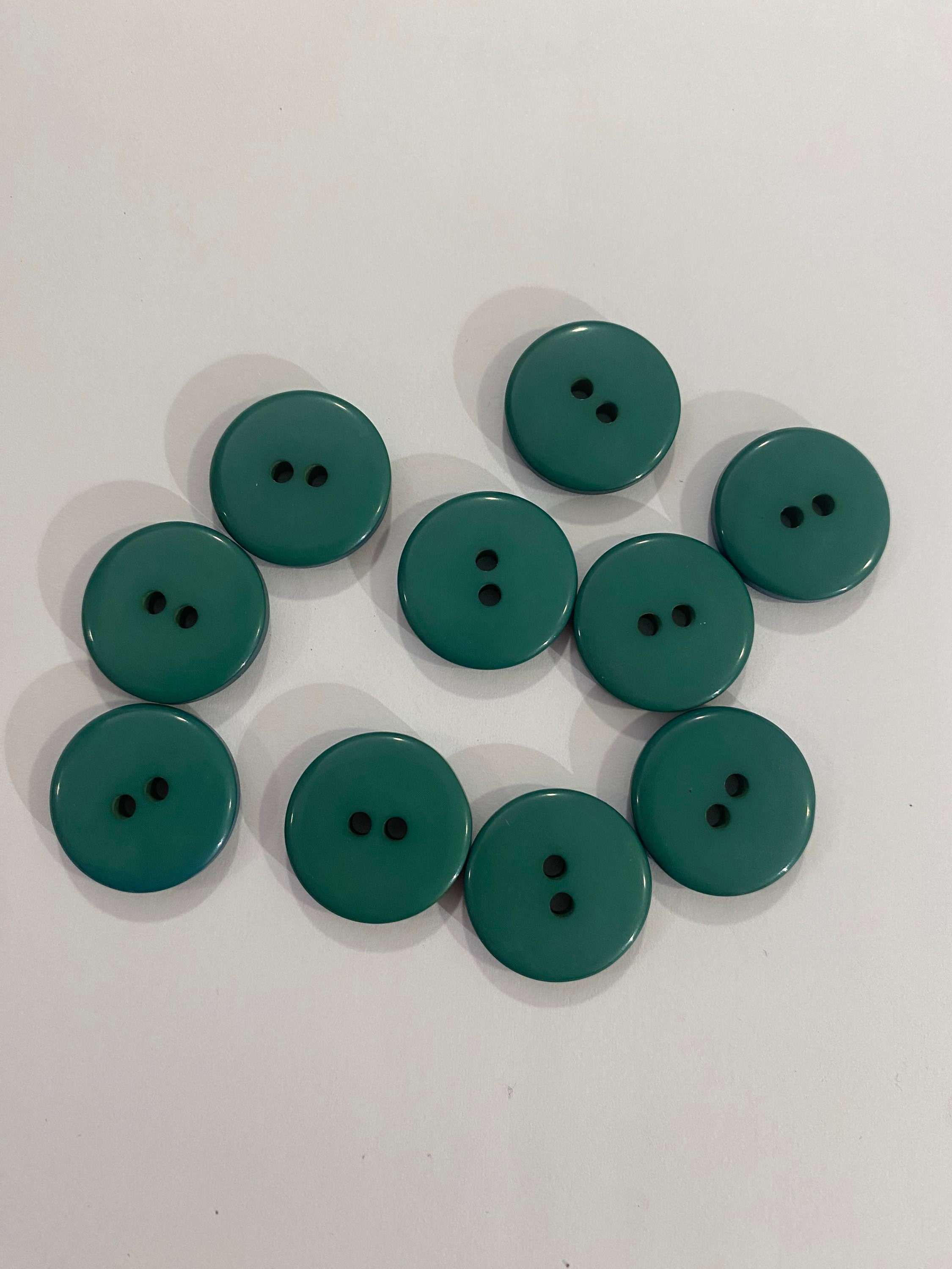 18mm Jade Green Plastic Buttons - Etsy