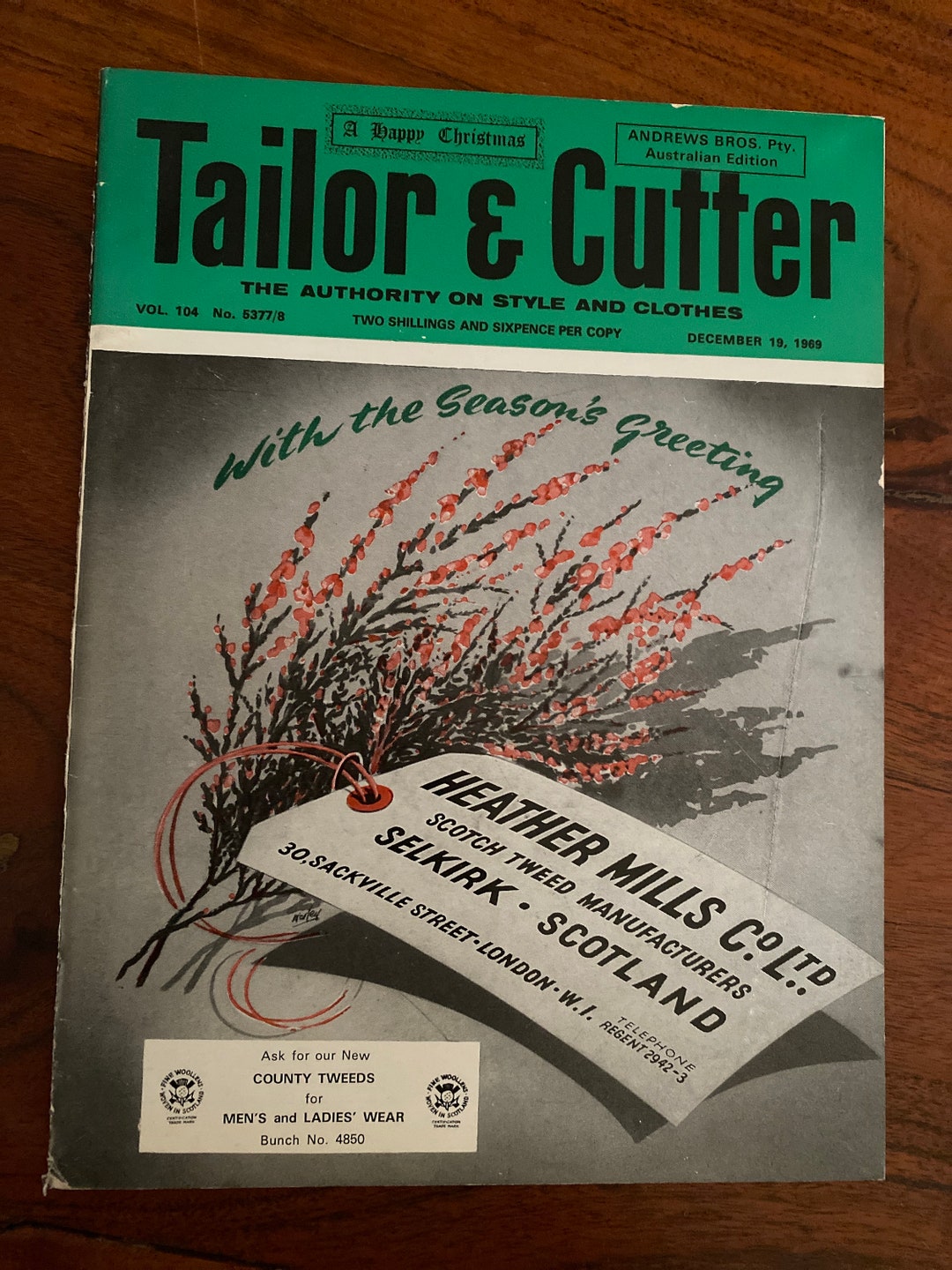 1969 Tailor & Cutter Trade Magazine - Etsy