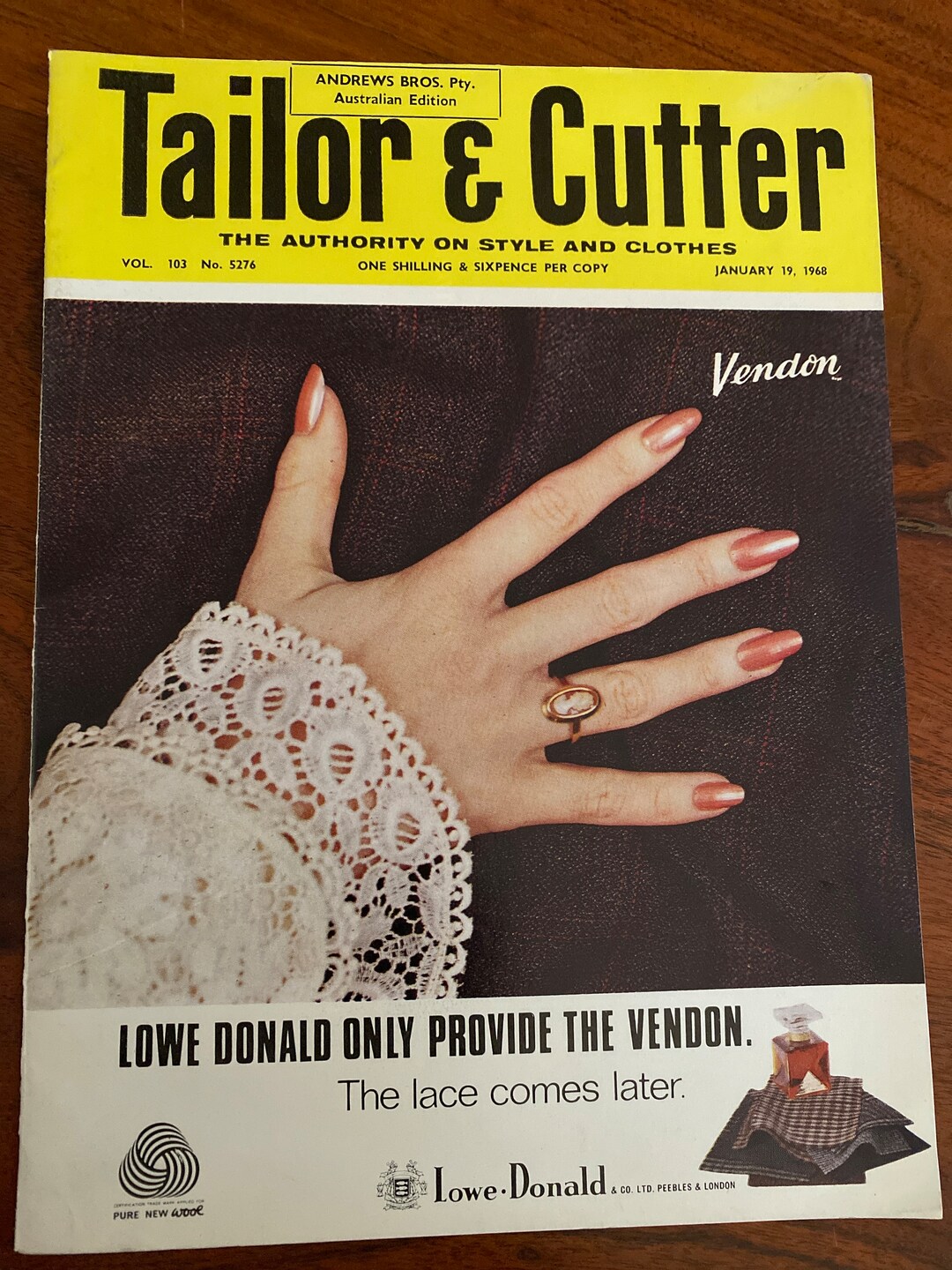1968 Tailor & Cutter Trade Magazine - Etsy