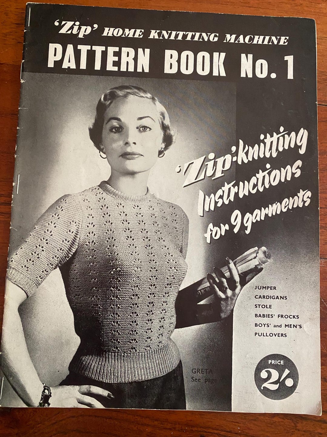 1950s Zip Home Knitting Machine Pattern Book - Etsy