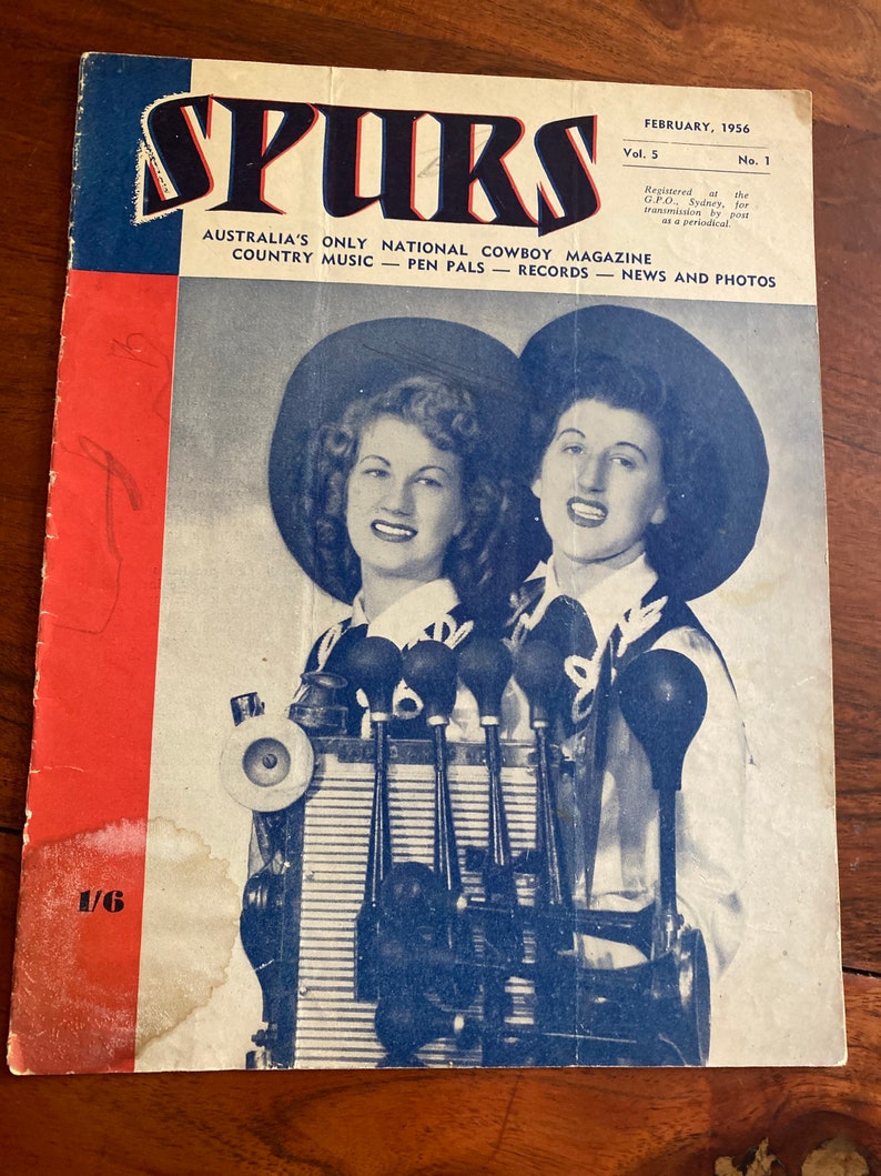 1956 Spurs Magazine - Rare - Etsy