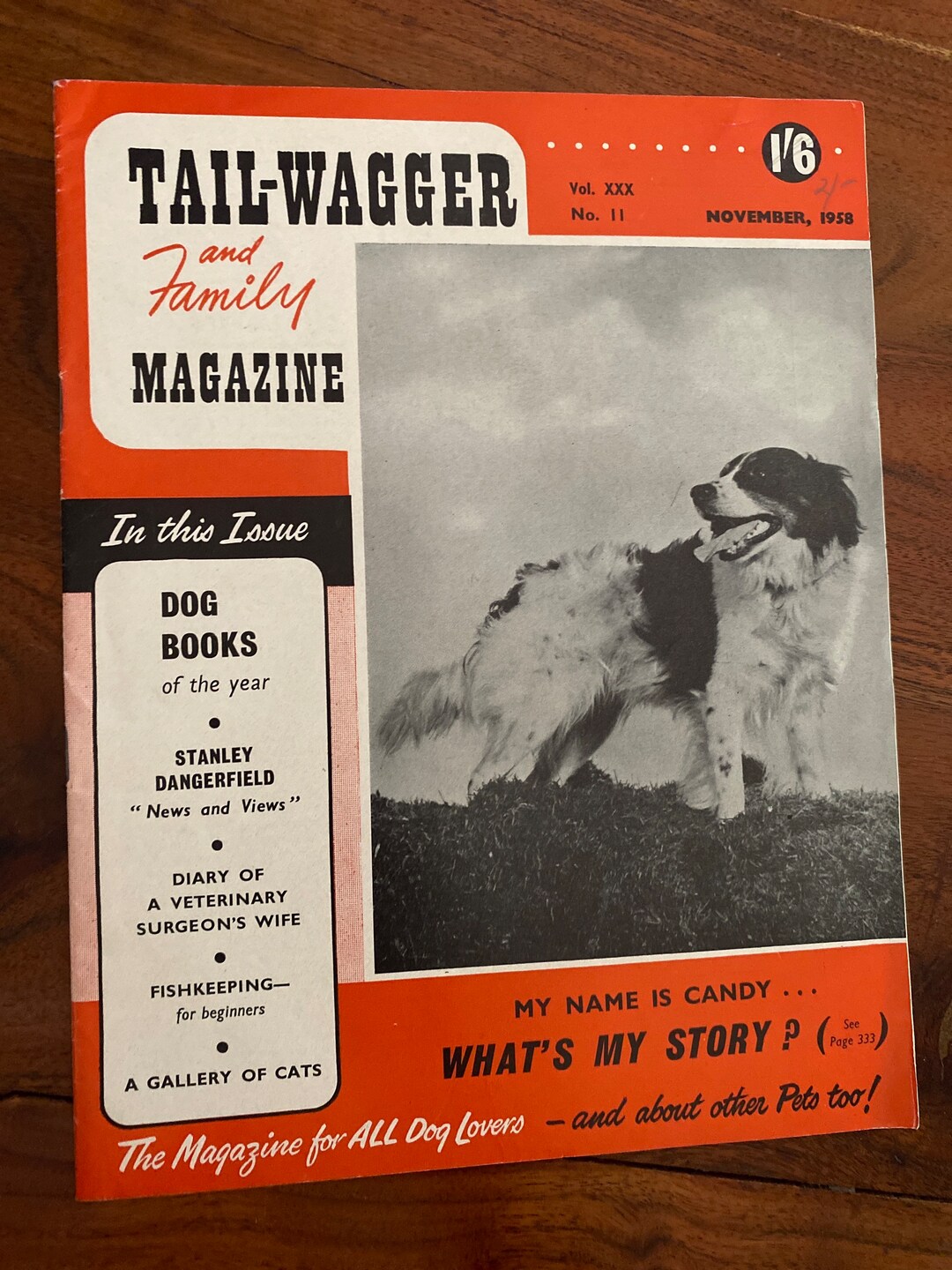 1958 Tail-wagger Magazine - Etsy UK