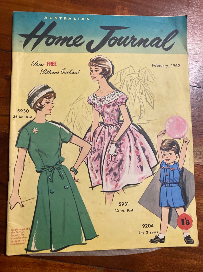 1962 Australian Home Journal - Etsy Australia