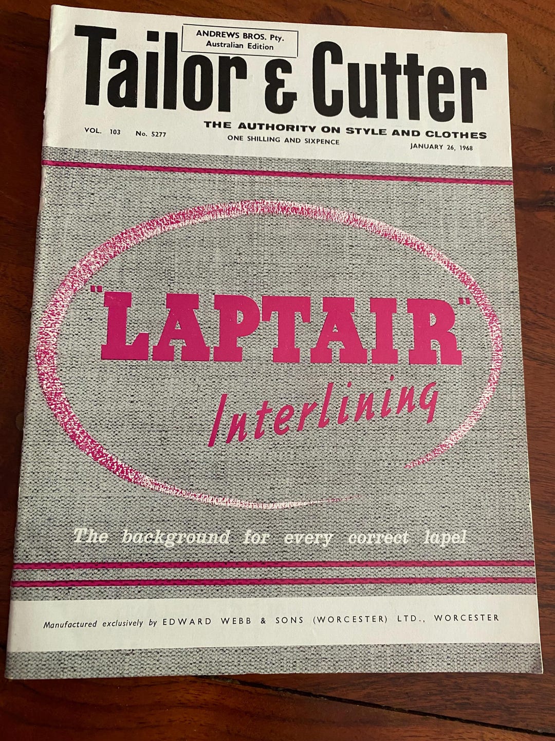 1968 Tailor & Cutter Trade Magazine - Etsy