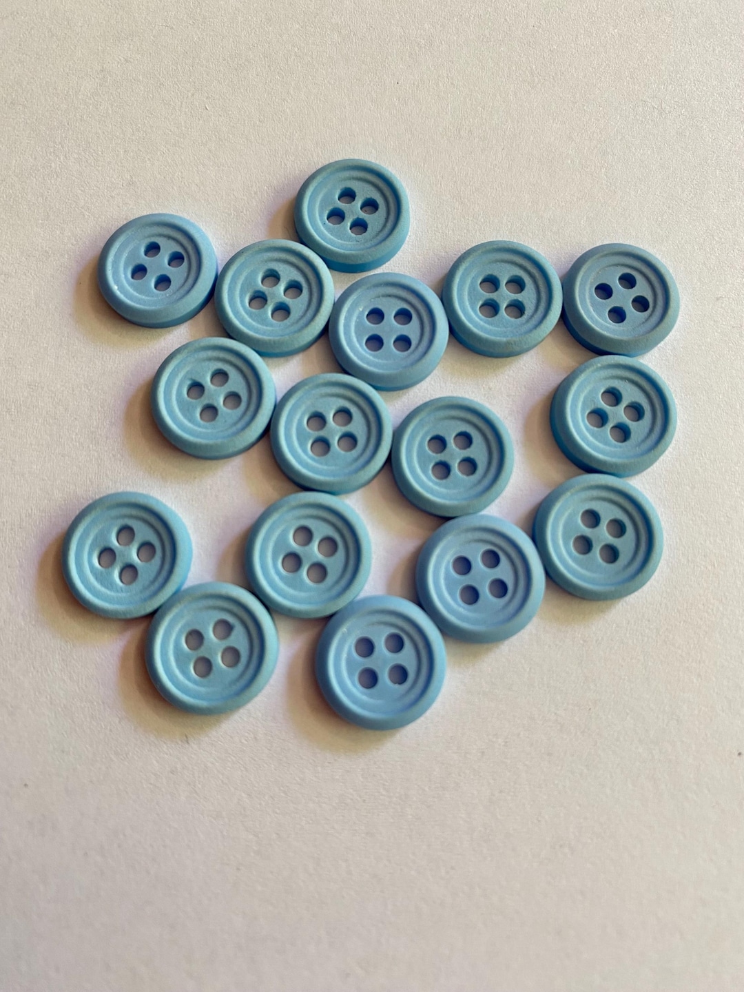 10mm Light Blue Buttons - Etsy