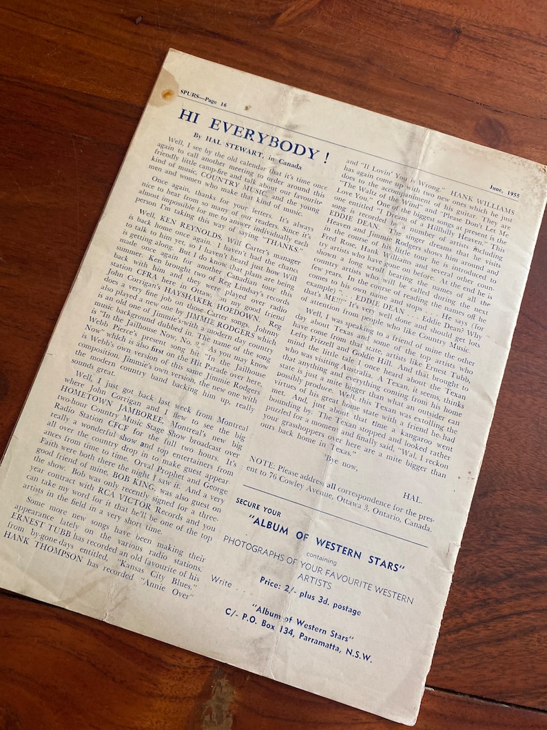 1955 Spurs Magazine - Rare - Etsy