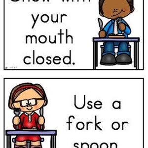 School Lunchroom/cafeteria Rules Posters - Etsy