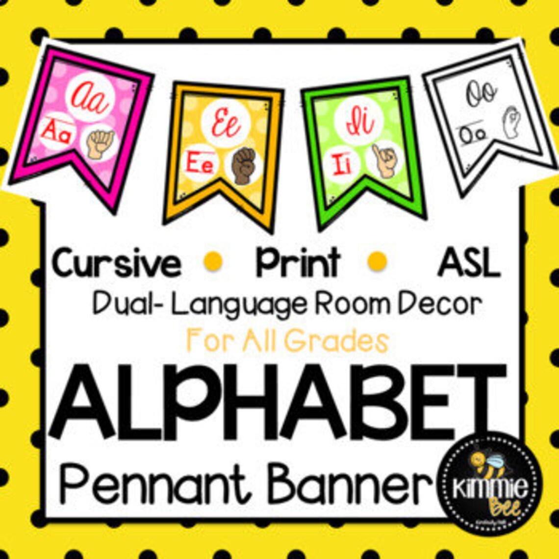 Learn ASL Cursive Print Posters American Sign Language ASL Alphabets - Etsy