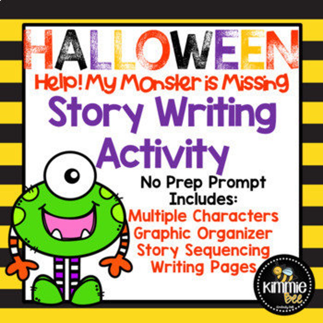 No Prep Halloween Story Writing Activity *ENGLISH AND SPANISH* - Etsy