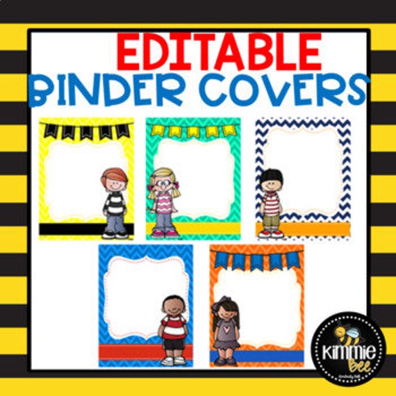 Editable Teacher Binder Cover - Etsy