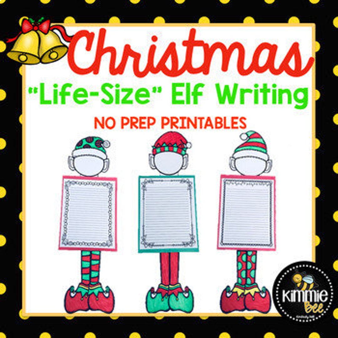Elf Christmas Holiday Writing Craft - Etsy