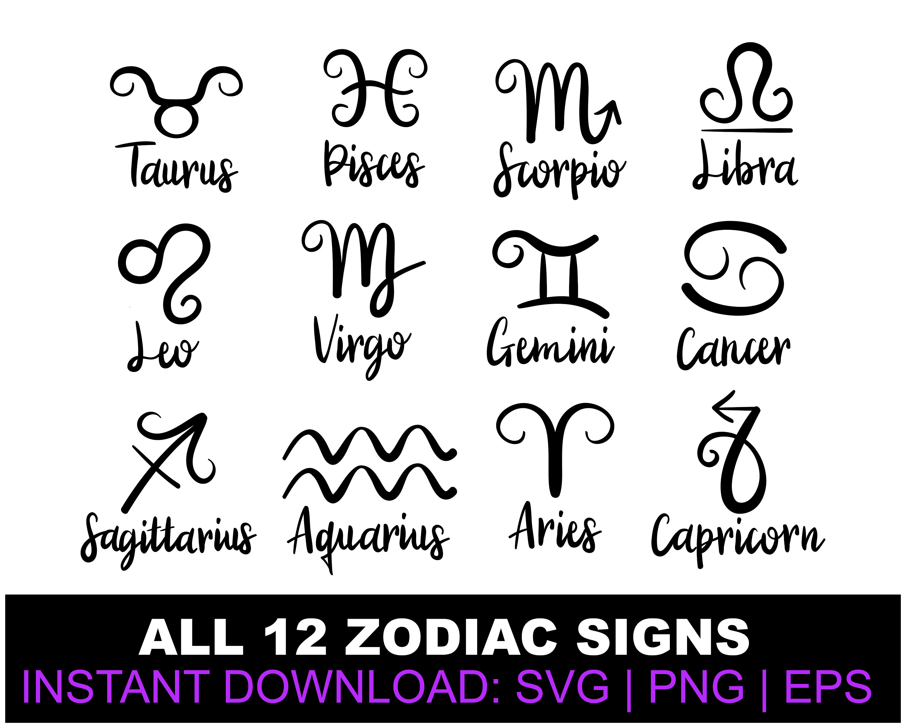 Zodiac Signs Logo