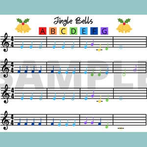 Learn Piano Music Sheets // Beginner Music Notes // Colour Piano Tab ...