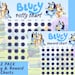 A4 Bluey Potty Chart | Bluey Reward Chart | Toilet Training | Potty ...