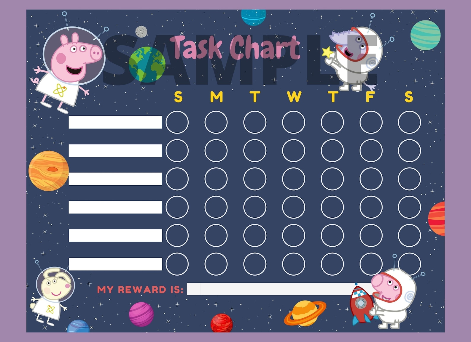 Task Chart // Responsibility Chart // Learning Resources // Sticker ...